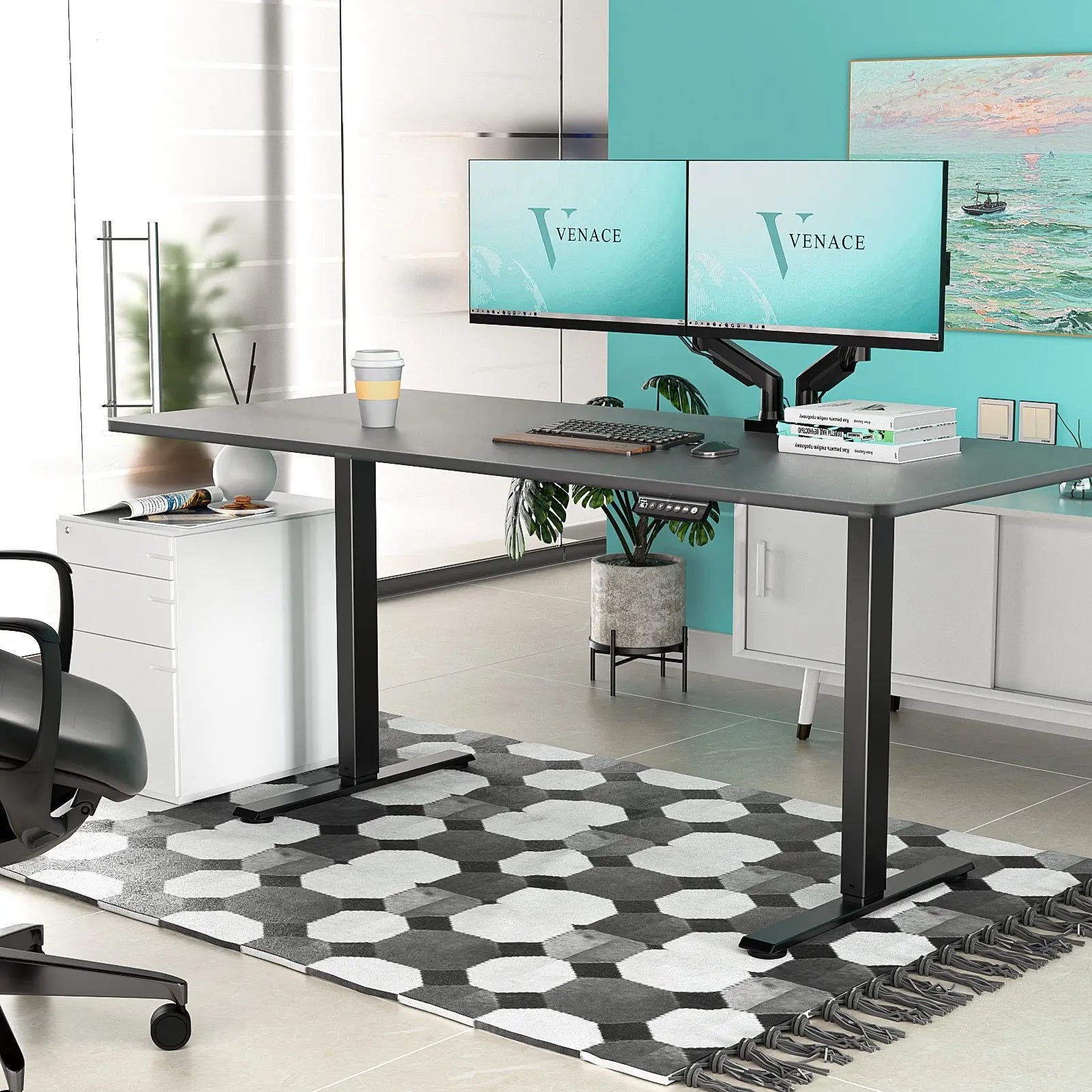 Desktop-Mounted Privacy Screens for Standing Desks: NRC, Mounting, Sig ...
